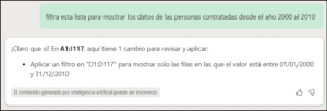 ¿Cómo me puede ayudar Copilot en Excel?